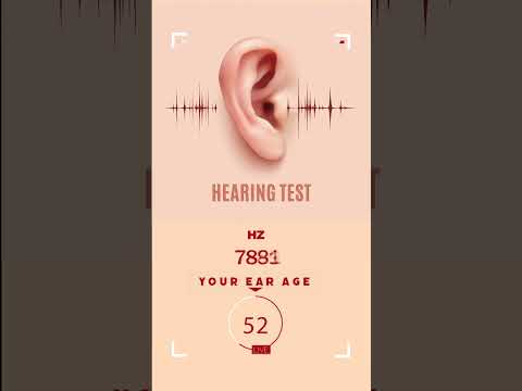 π Hearing Test Whatβs Your Ear Age π | 0Hz - 20,000Hz Frequency Test! π§#shorts #hearingtest