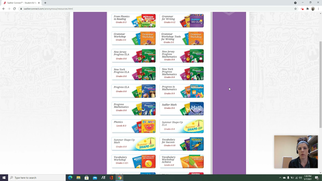 Sadlier Connect Vocabulary Games (Instructions)