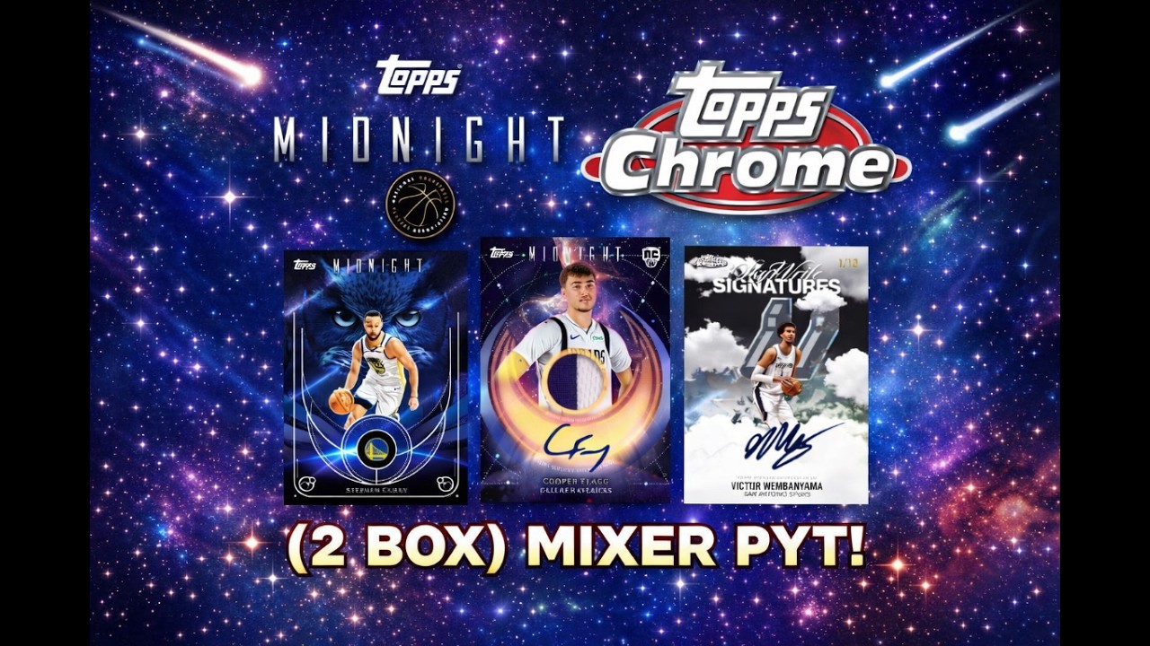 Break #11324 2 Box 202526 Topps MidnightChrome Basketball Mixer PYT #18