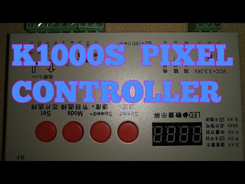 K1000S pixel controller testing and programming