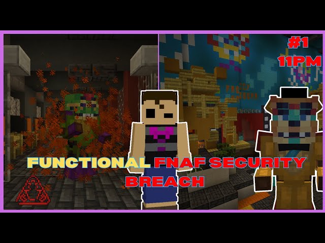 Fully Functional FNAF Security Breach DEMO Map (JAVA ONLY) Minecraft Map