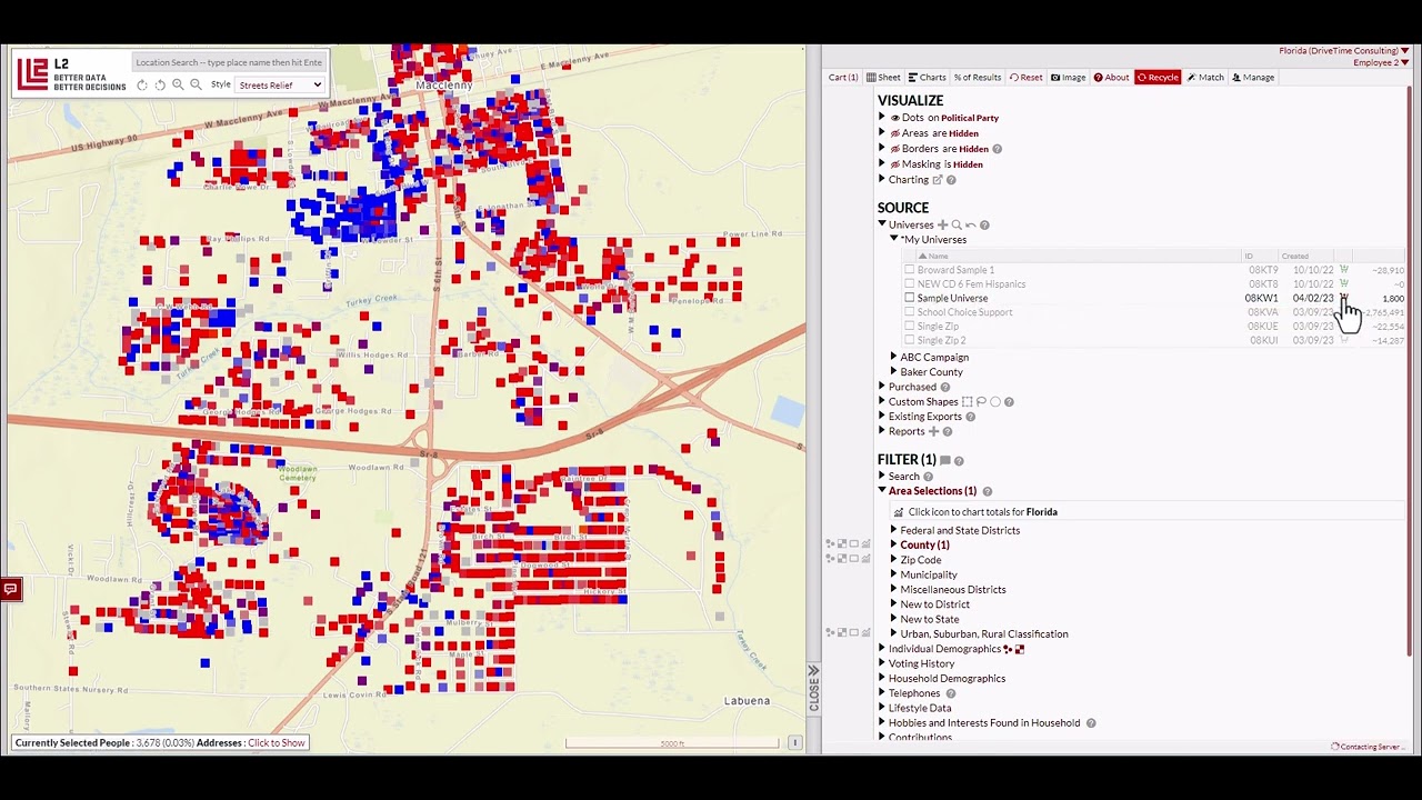 Purchasing data in L2 DataMapping
