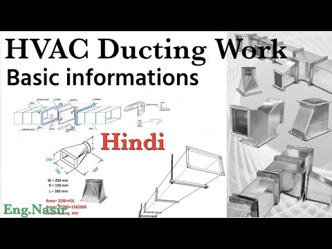 88- HVAC ducting work basic information in hindi