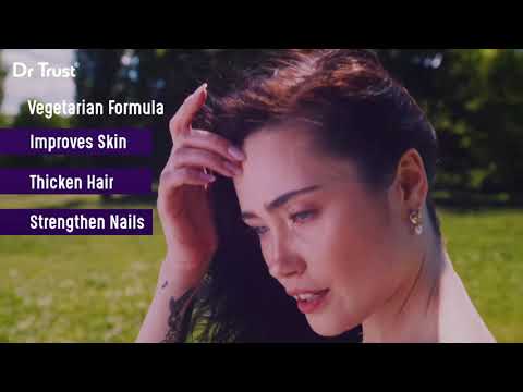 Dr Trust Biotin 10000 mcg Veg Capsules with Calcium + Keratin + Bamboo Extract + Piperine