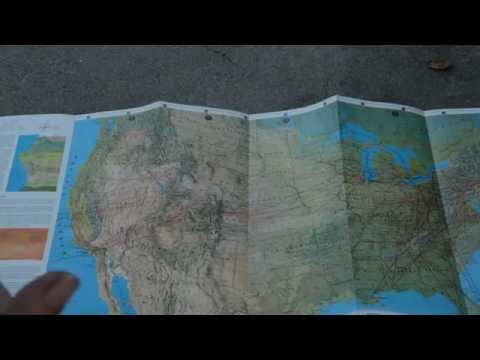 United Airlines, route map, 1966