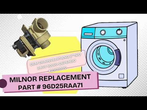 Milnor #96D25RAA71 - DRAINVALRTANG 2""N/O 240V 50/60-DEPENDO #23151500