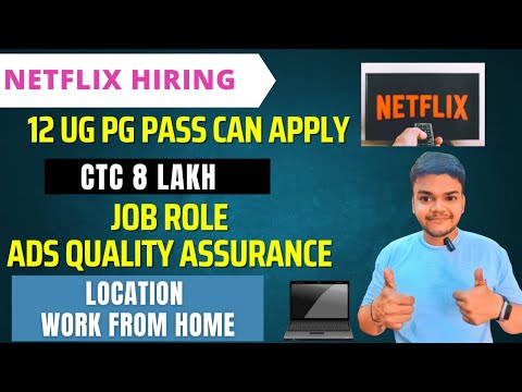 Netflix Hiring 2023|Netflix Recruitment |work from home jobs 2023