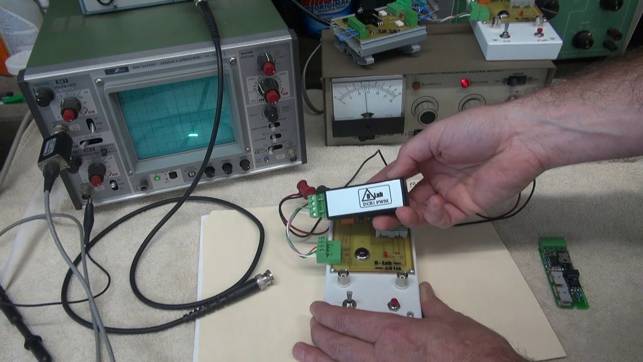 D-lab electronics Industrial Control module Bench PWM Hall effect durability National tester demo