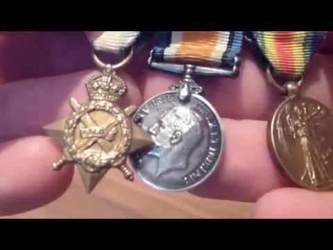 ww1 Great War Miniature medal Trio: 1914-15 star, British war medal and victory medal