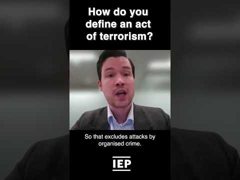 How do you define an act of terrorism?