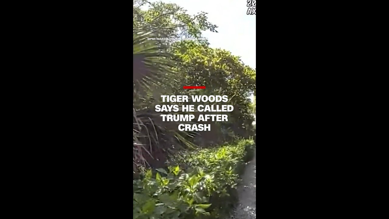 Tiger Woods says he called Trump after crash