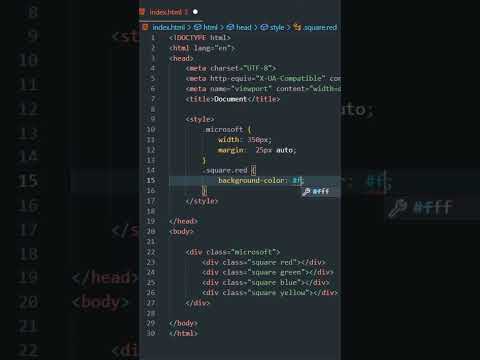How To Make Microsoft Logo? | Html Css