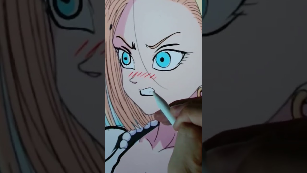 When Cell was about to absorb Android 18 #DragonBall