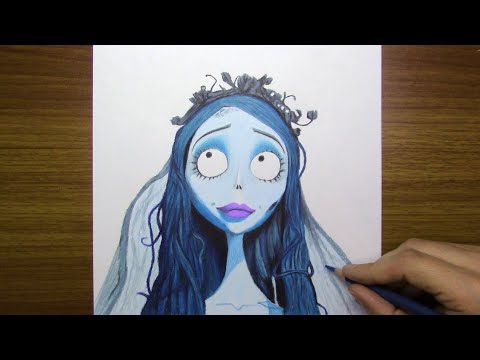 How To Draw The Corpse Bride Step by Step – I'm Youtuber – Follow my ...