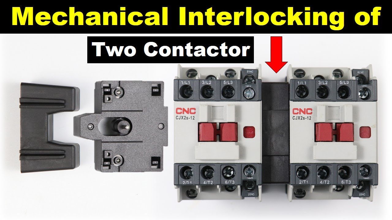 Installing Mechanical Interlock for Two Contactor | Contactor Interlocking @TheElectricalGuy