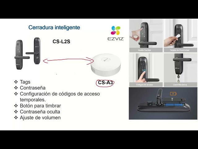 SYSCOM: CS-L2S-EZVIZ - Cerradura Inteligente / Protocolo Zigbee ...