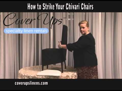 How To Strike Your Chiavari Chairs