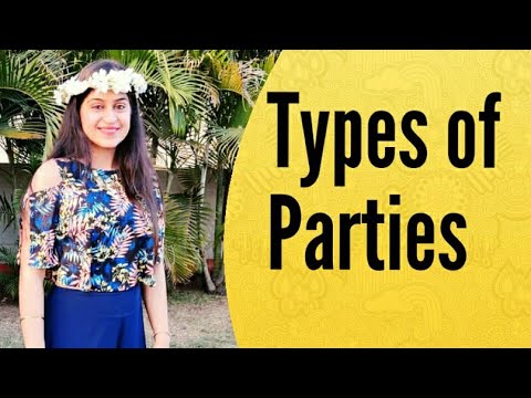 Types of parties (learn english) - Navita Arora Khanna