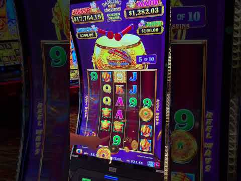 Buying a $125 Bonus on Dancing Drums Golden! #slots #casino #lasvegas