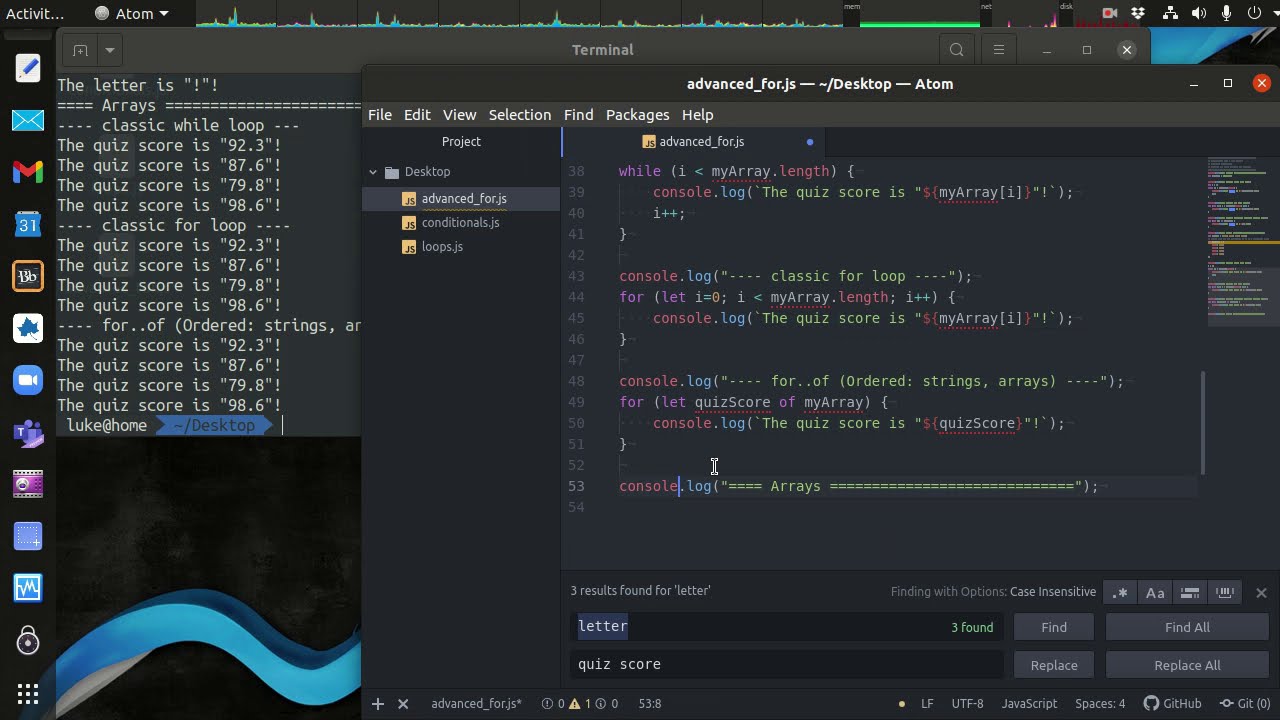 JavaScript - Advanced For Loops (for..in and for..of)