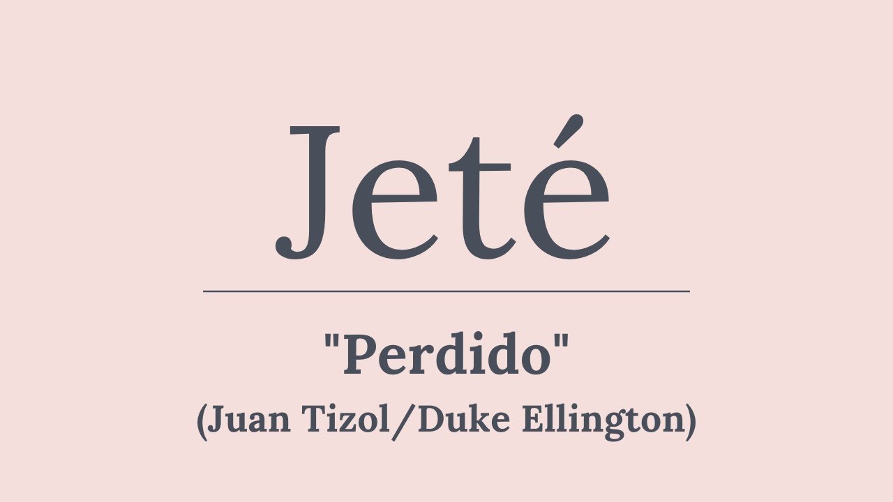 Perdido (Jeté) // Juan Tizol/Duke Ellington // Music for Ballet Class - More Songs from the 1940s