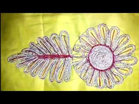 Sewing machine ebmroidery/dori embroidery tutorial/dori work trouser ...