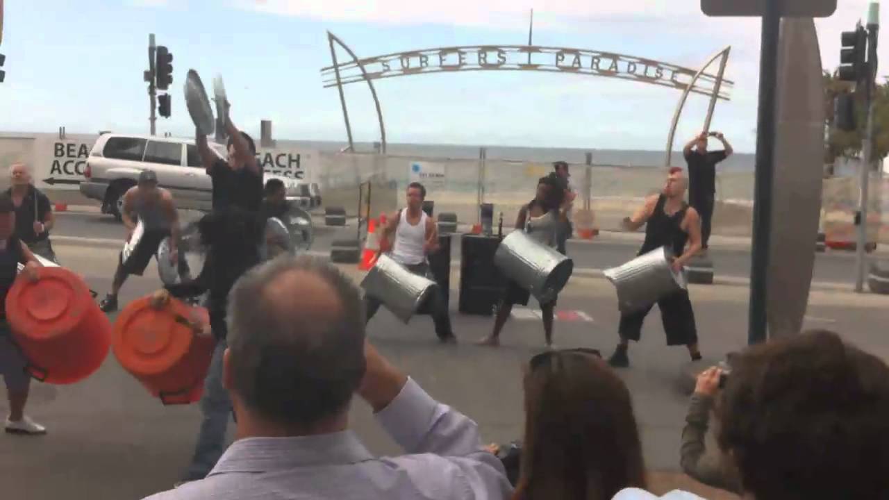STOMP Flash Mob Cavill Ave