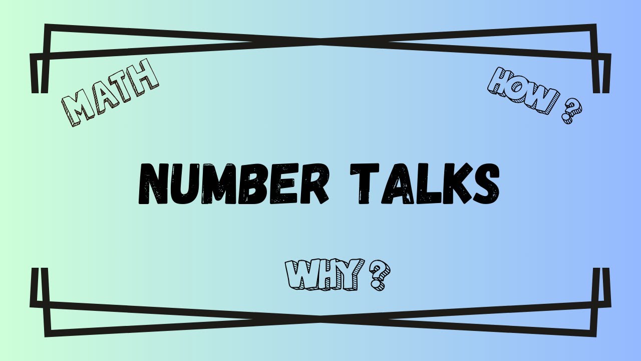 How to Use Number Talks in Your Classroom | A Step-by-Step Guide for Teachers #teacher