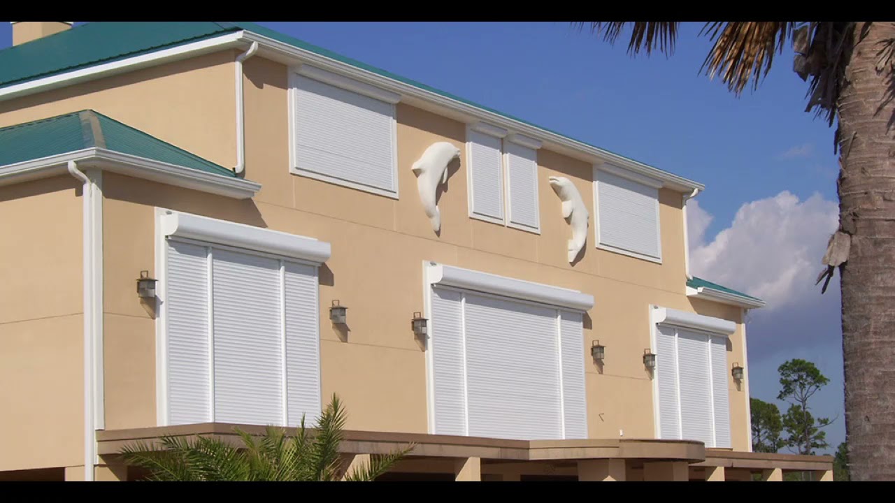 Hurricane Shutter Brevard County - ROLL DOWN SHUTTERS