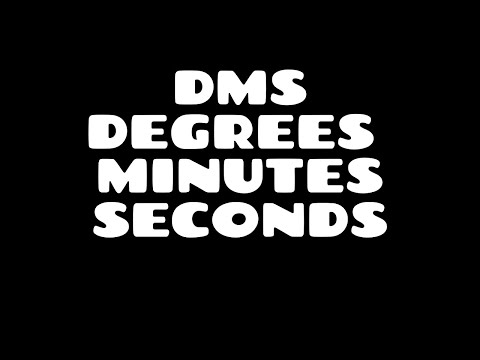 Trigonometry Reference Angles in Degrees Minutes Seconds