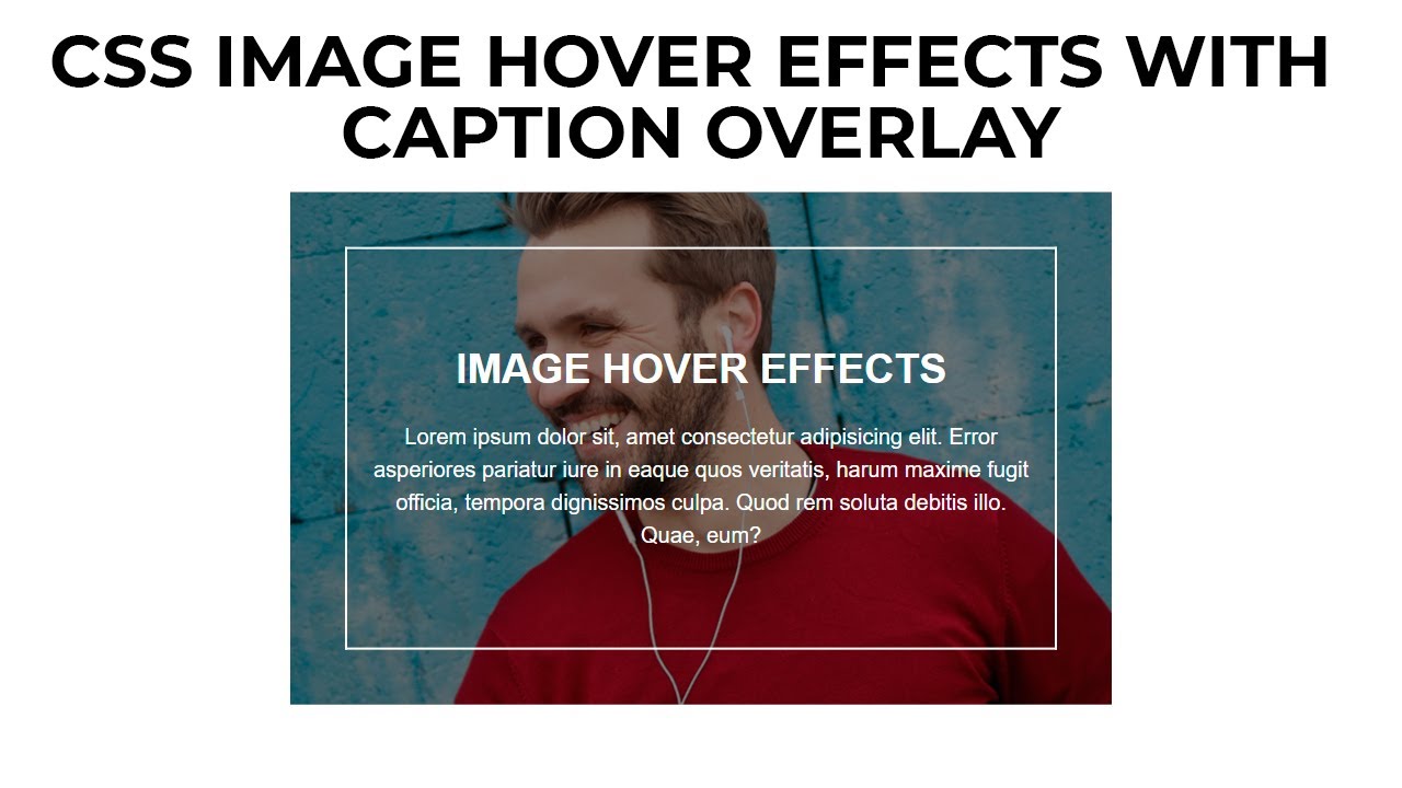 Leman7 : Css Image Hover Effects With Caption Overlay - Cool Css Hover Effects - Pure Css Tutorial