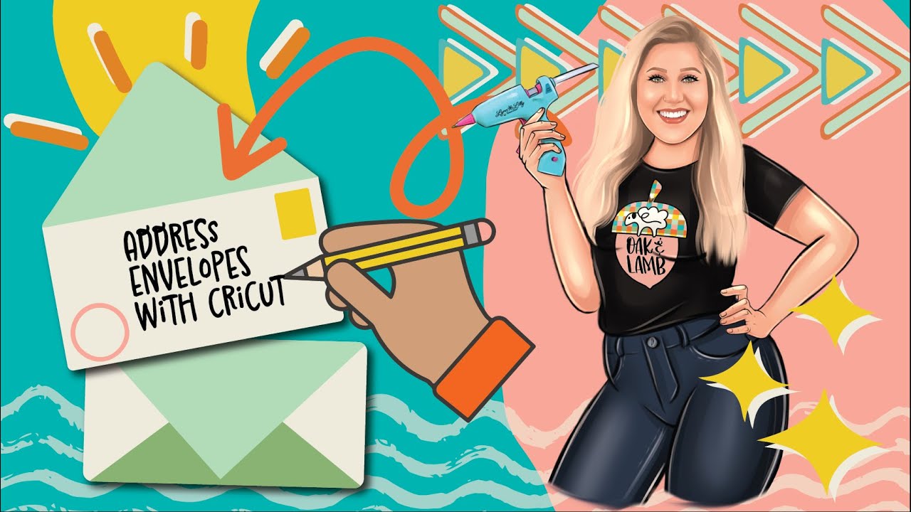 How To Address Envelopes With Cricut - The EASY Way!