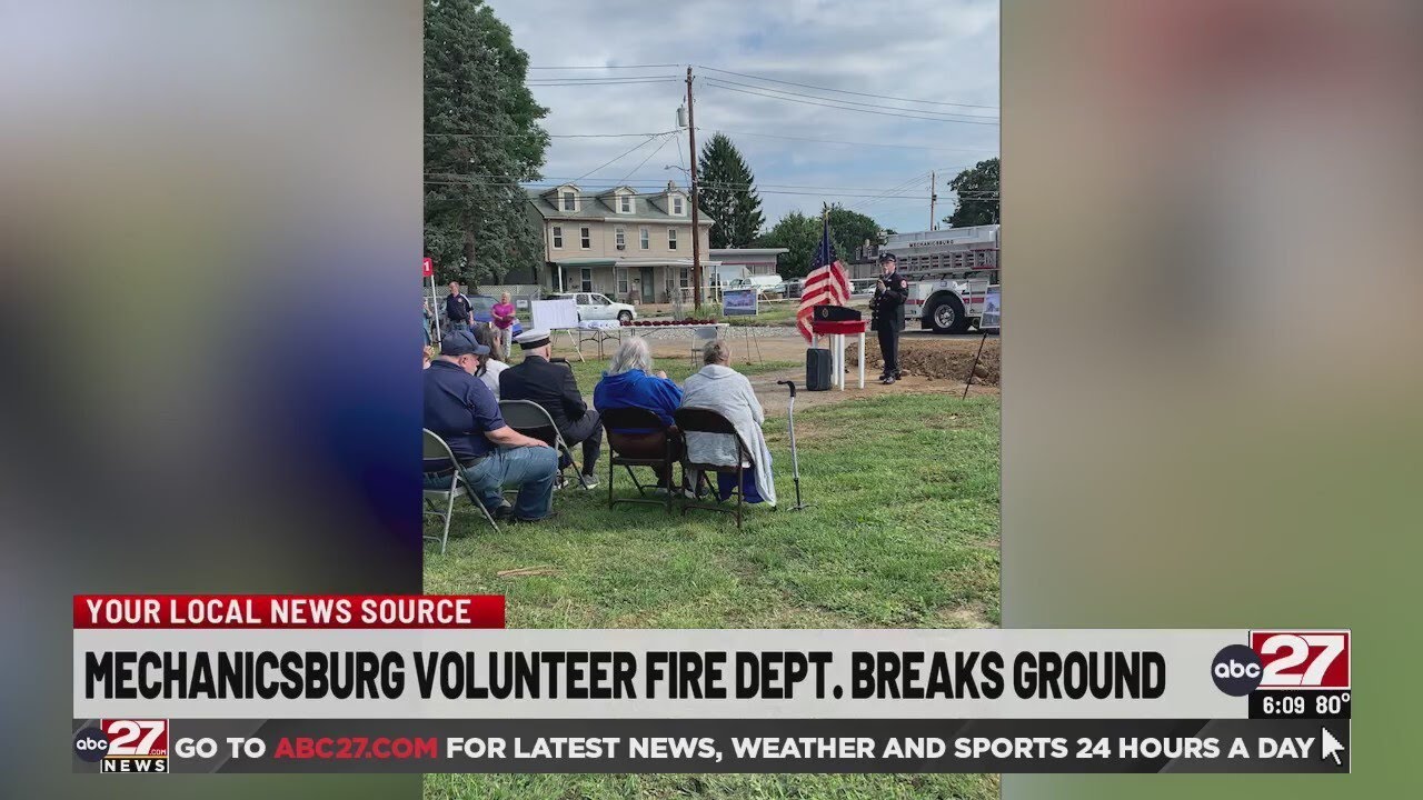 Mechanicsburg Volunteer Fire Dept. breaks ground on new station