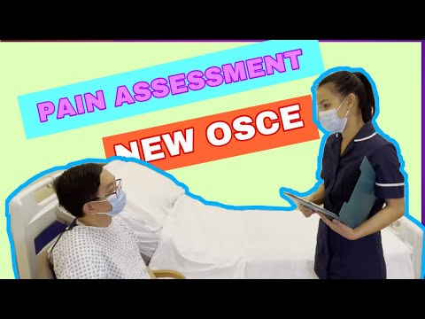 PAIN ASSESSMENT (PQRST) | OSCE 2021| 6 MINUTES | Marking Criteria on the description box below