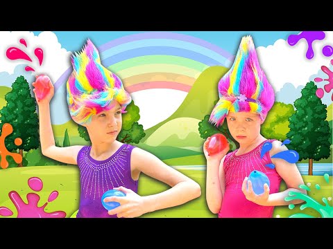 Addy and Maya Turn Into TROLLS !!!