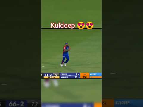 Best two wickets of Kuldeep Yadav against lsg #ipl 2024