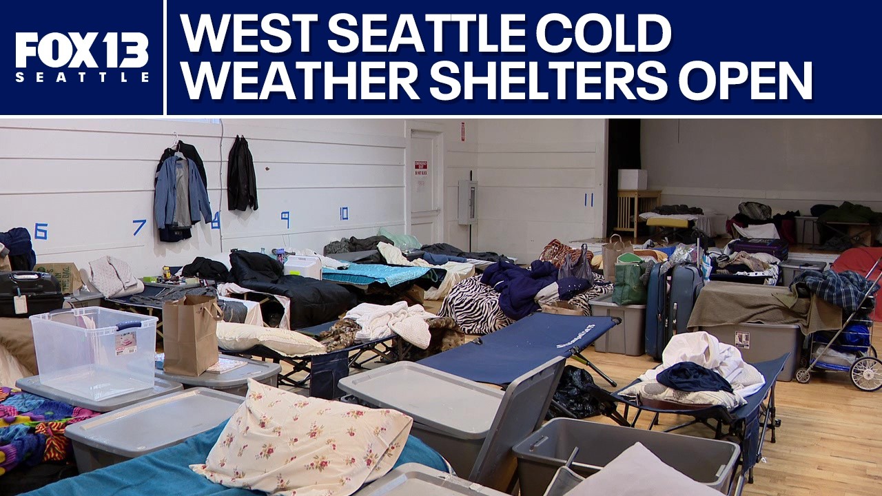 Cold weather shelters open as Seattle temperatures drop | FOX 13 Seattle