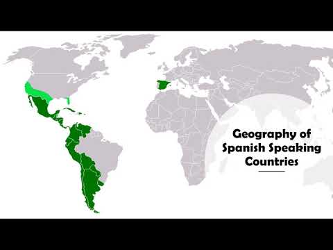 geography of Spanish speaking countries   maps