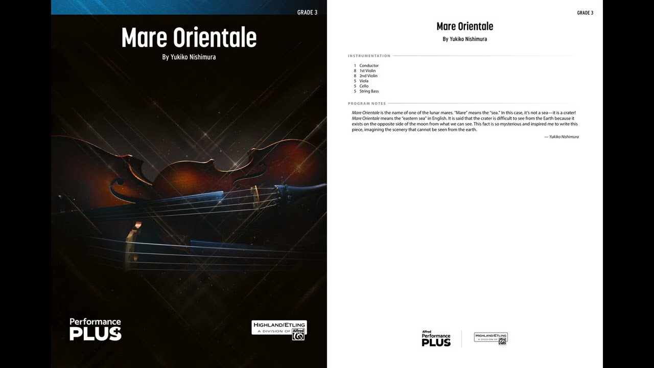 Mare Orientale, by Yukiko Nishimura – Score & Sound