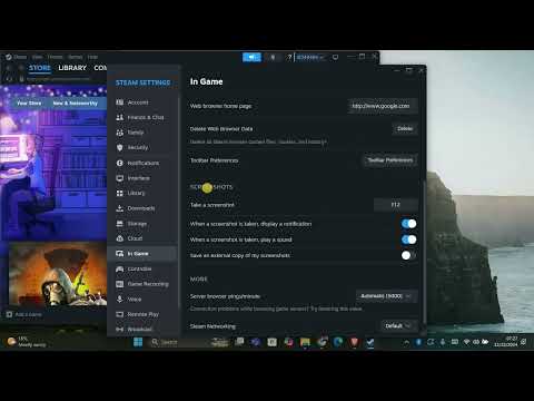 How To Disable Steam Screenshots