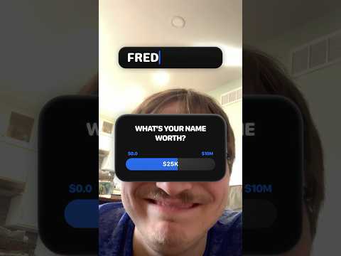 What’s My Name Worth? #filter #money #relatable #shorts #ytshorts