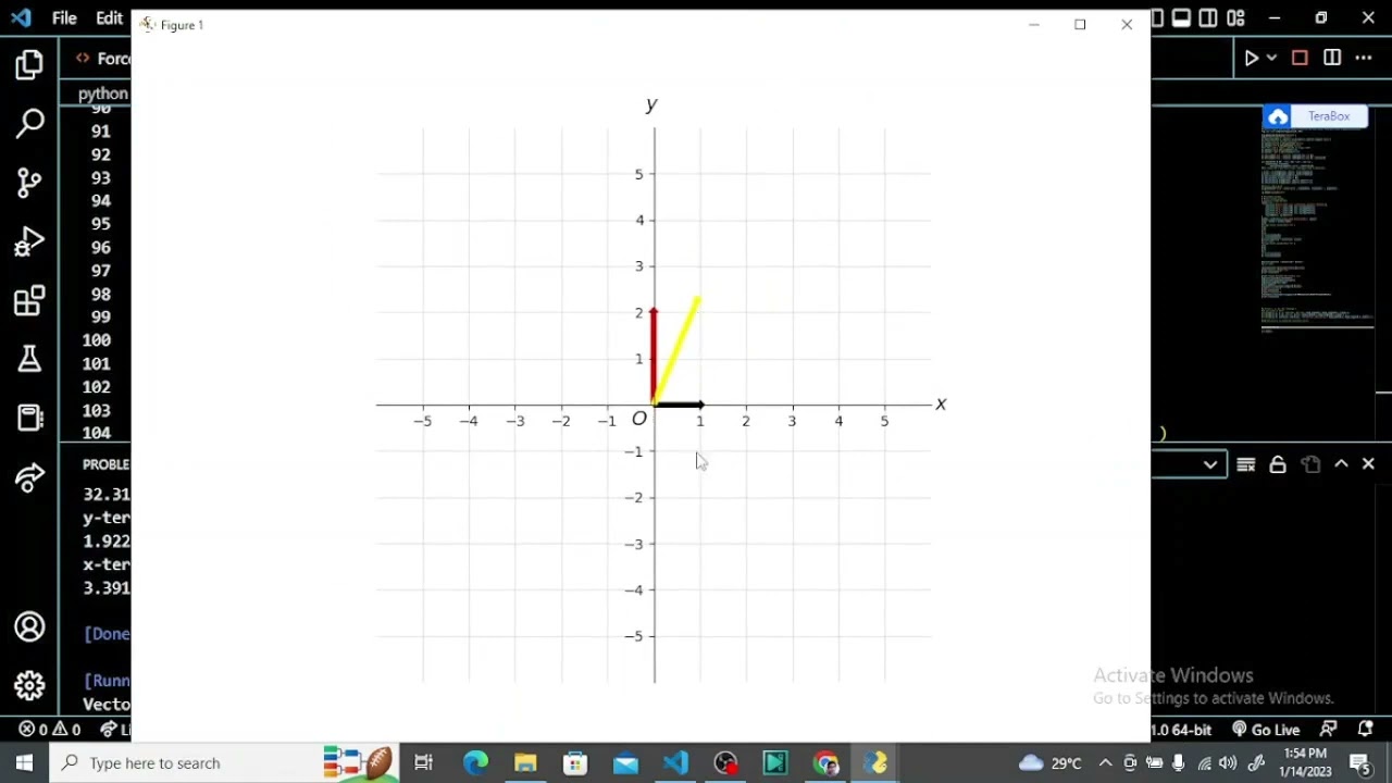 Vector Plotter using Python (First App) - by YT-UNIVERSITY