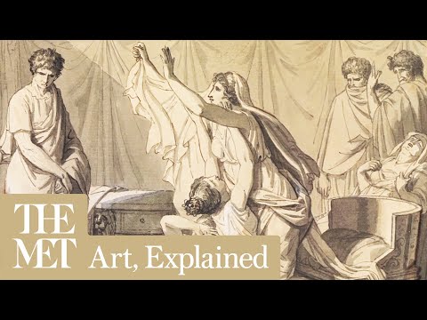 David, Study for The Lictors Bringing Brutus the Bodies of his Sons ...