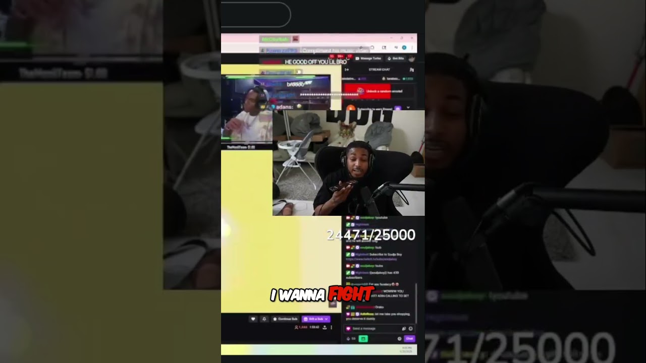 DDG has called out Soulja Boy to a boxing match on Adin Ross Brand Risk card 😳