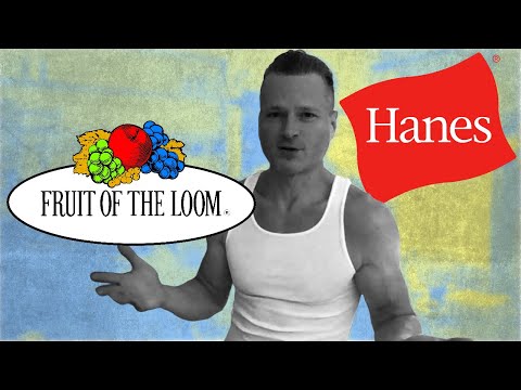 hanes vs fruit of the loom: tank top sleeveless a-shirt muscle tee singlet vest