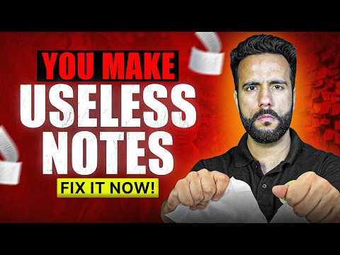 BEST way to make NOTES - Score Full Marks!!