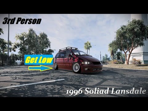 BeamNG.drive Freeroam: West Coast, USA - 1996 Soliad Lansdale 3.3 S (Stanced) (3rd Person)