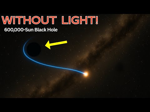 600,000-Sun Black Hole Found Next Door—Without Light