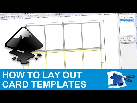 How to Lay Out a Card Template - Dining Table Print & Play
