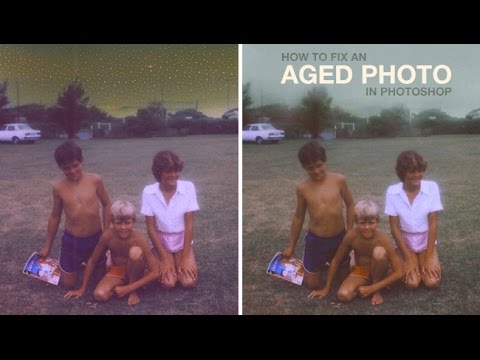 How to Fix an Aged Photo in Photoshop